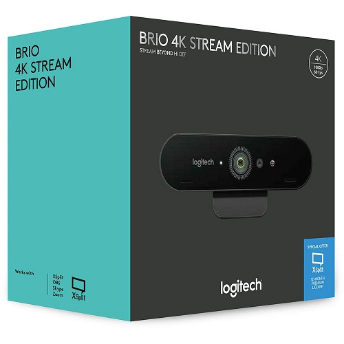 Logitech BRIO 4K Webcam Stream Edition Dove Computers